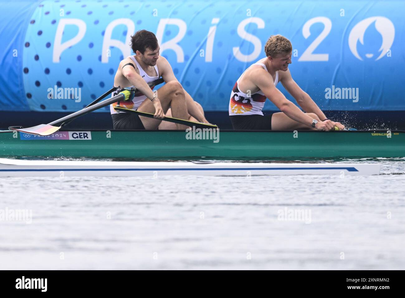 Vaires Sur Marne, France. 02nd Aug, 2024. Olympics, Paris 2024, rowing ...