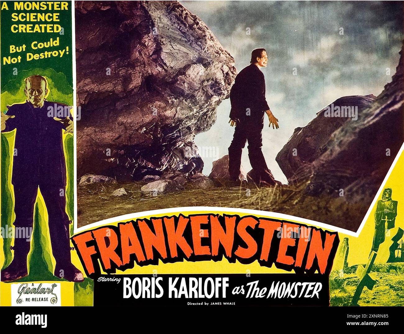 FRANKENSTEIN 1931 Universal Pictures film with Boris Karloff as the ...