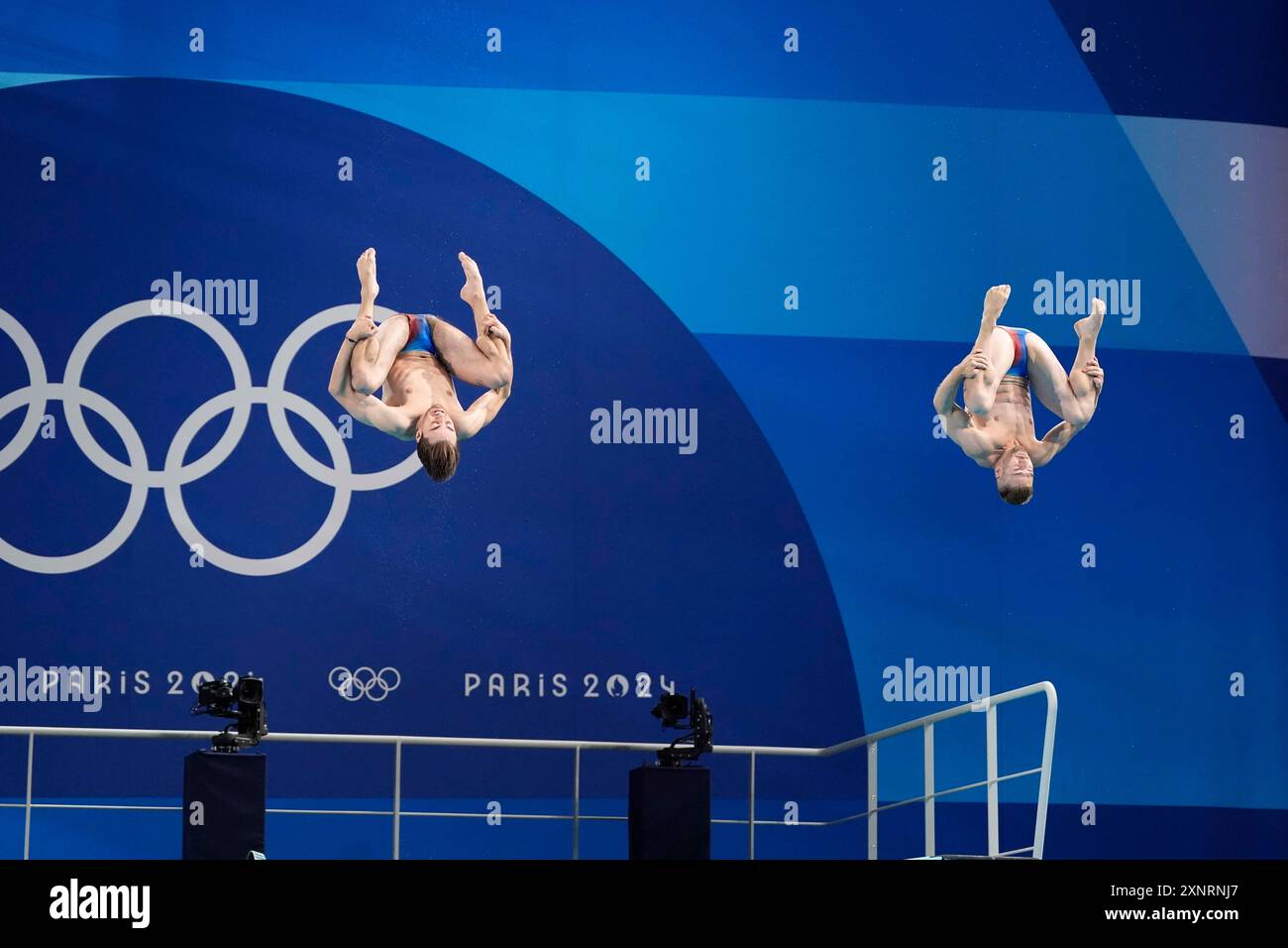 France's Jules Bouyer and Alexis Jandard compete in the men's ...