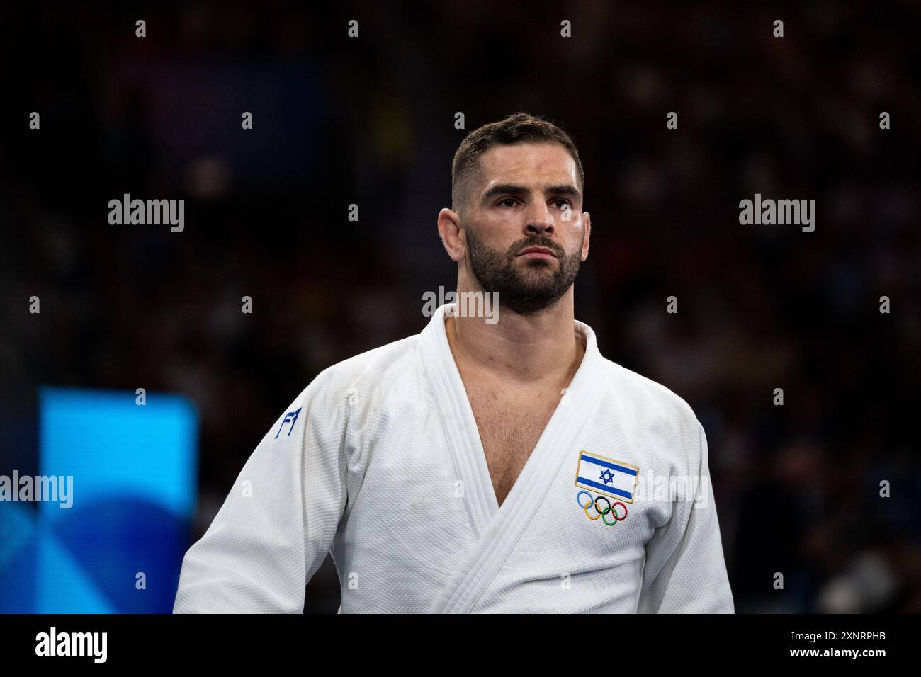 PALTCHIK Peter (Israel, weiß), FRA, Olympische Spiele Paris 2024, Judo, Herren bis 100 kg, Final ...