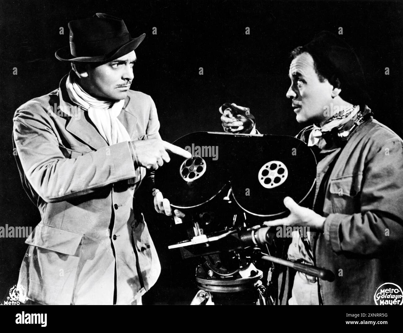 CLARK GABLE and LEO CARRILLO in TOO HOT TO HANDLE 1938 director JACK ...