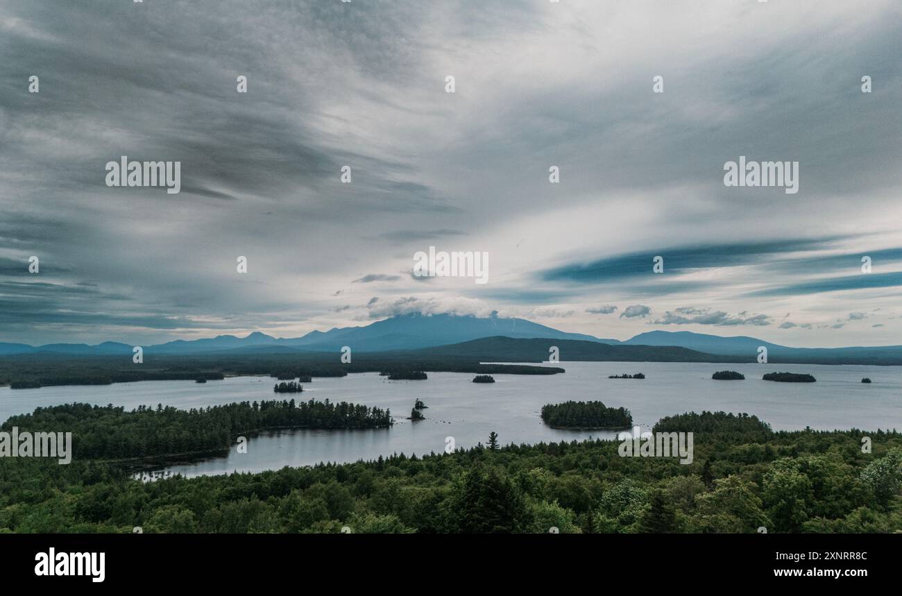 Drone lake maine hi-res stock photography and images - Alamy