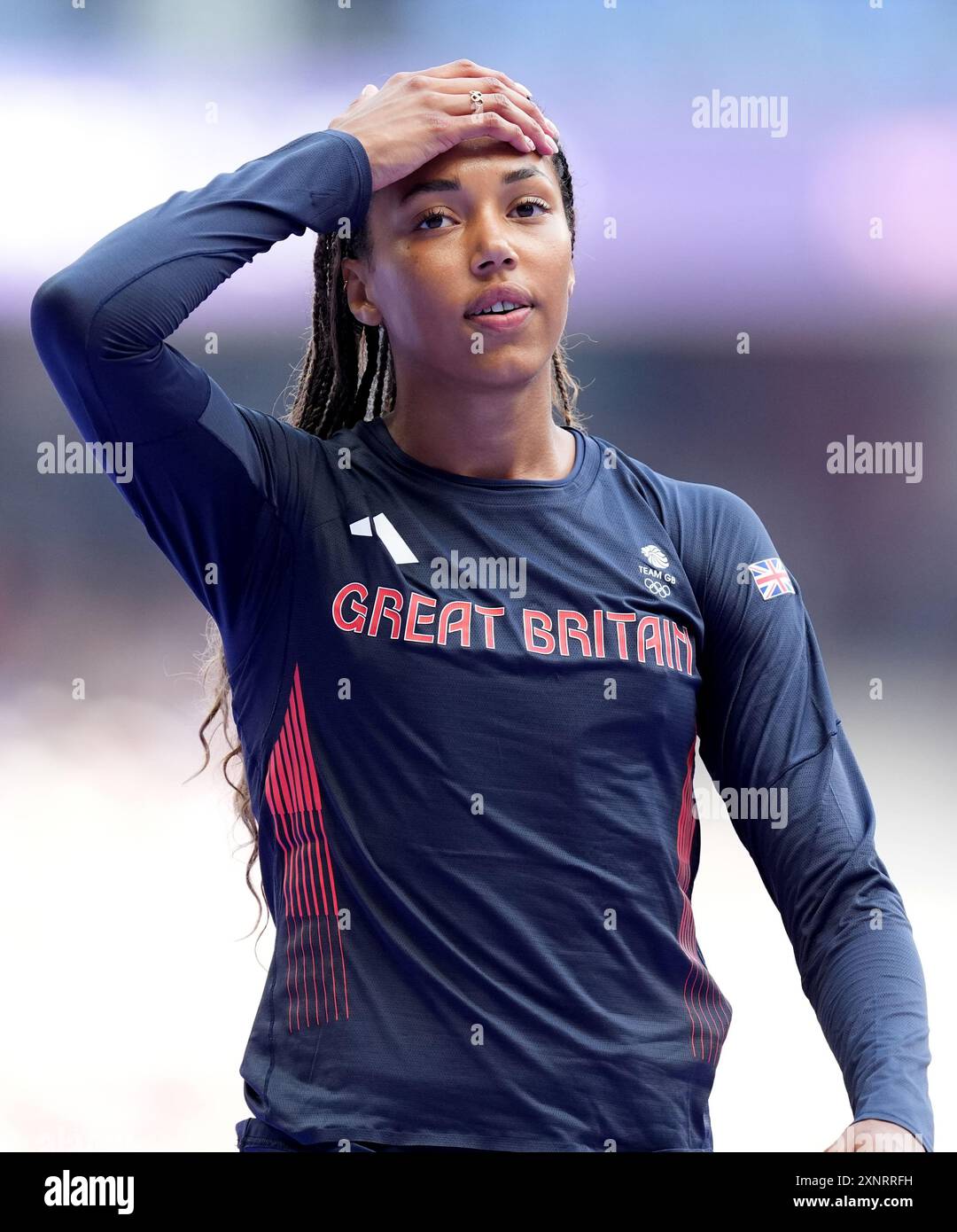 Great Britain's Morgan Lake during the Women's High Jump Qualification ...