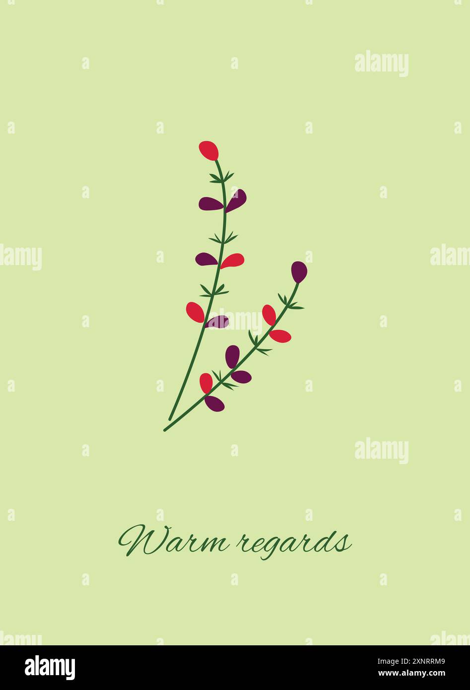 Warm regards Stock Vector Images - Alamy