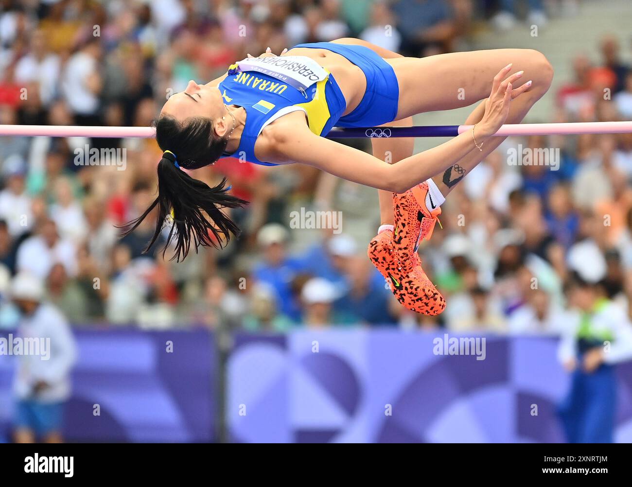 Paris, France. 2nd Aug, 2024. Iryna Gerashchenko of Ukraine competes ...