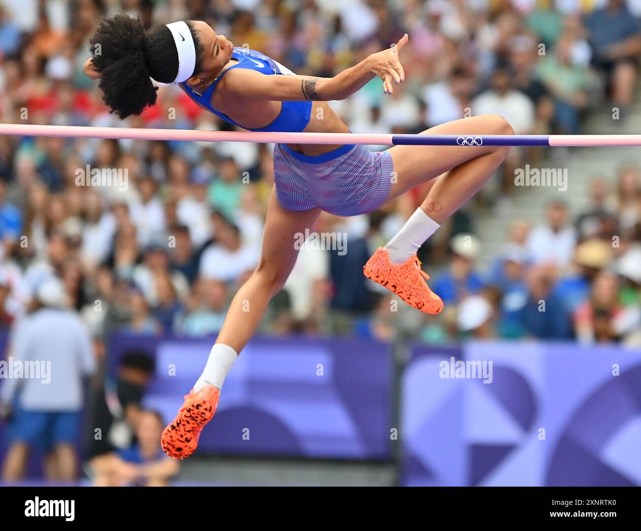 Paris, France. 2nd Aug, 2024. Vashti Cunningham of United States ...