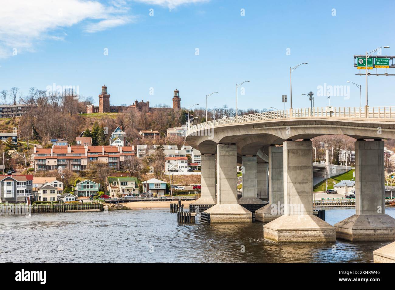 New jersey twin lights lighthouse hi-res stock photography and images ...