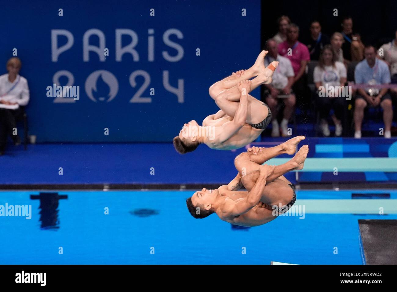 Mexico's Juan Manuel Celaya Hernandez and Osmar Olvera Ibarra compete ...