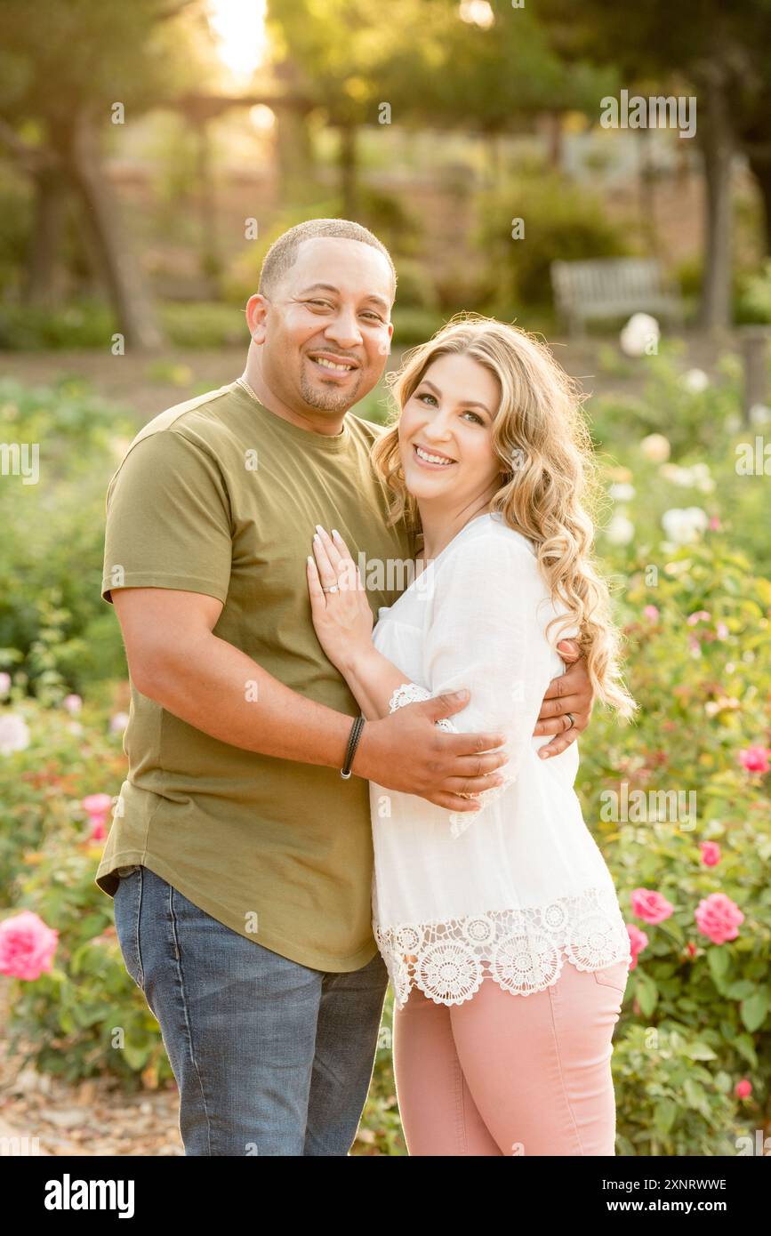 Portrait happy biracial woman hi-res stock photography and images - Alamy