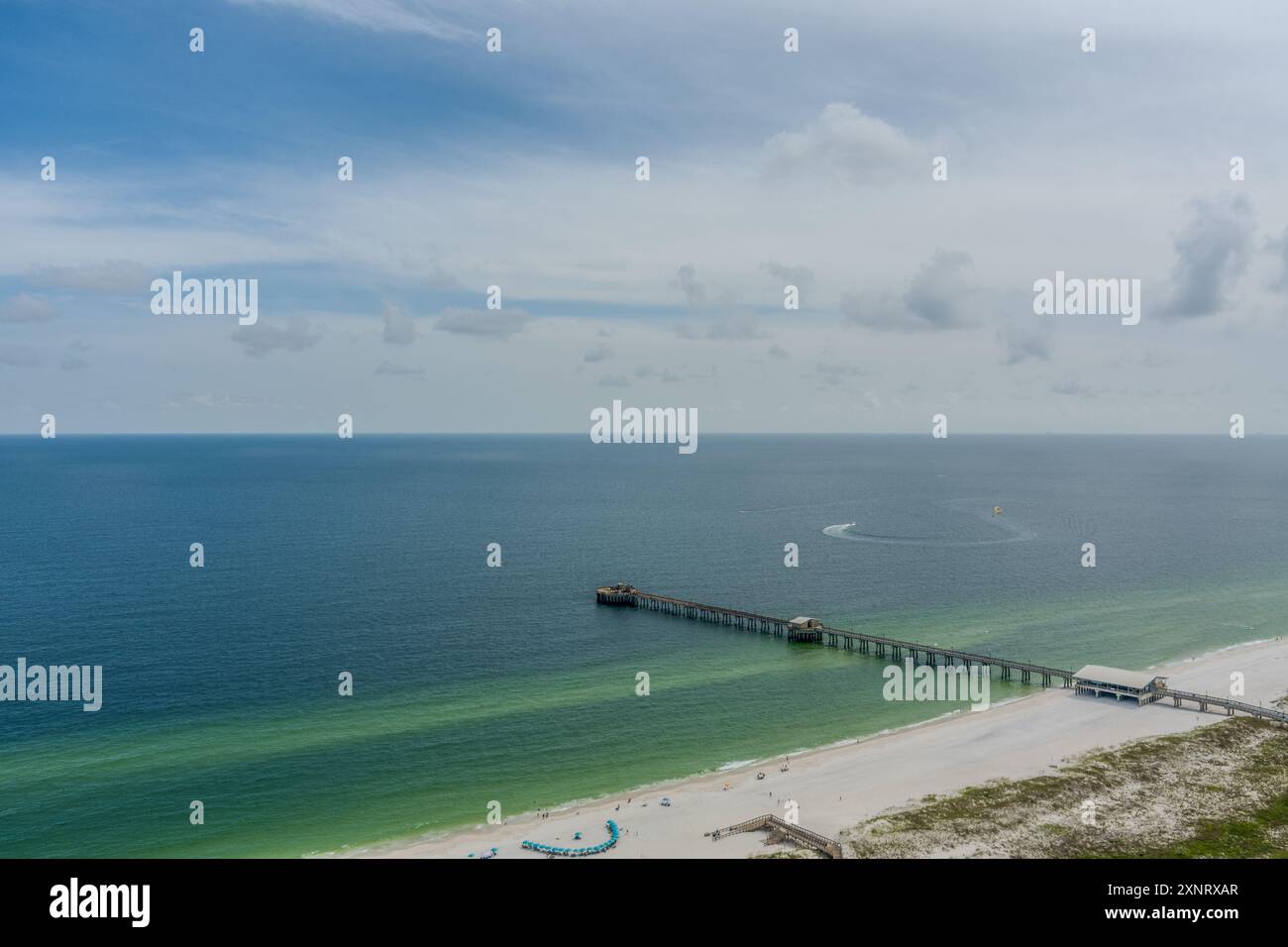 Aerial view of Gulf Shores, Alabama Stock Photo - Alamy