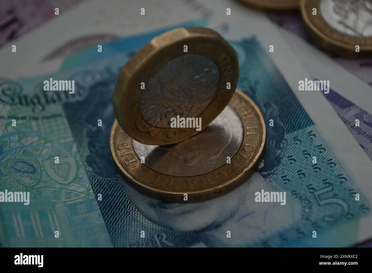 Cash and Coins 8 Stock Photo - Alamy