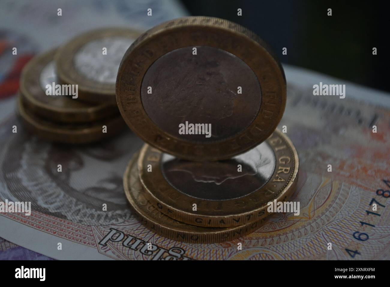 Cash and Coins 4 Stock Photo - Alamy
