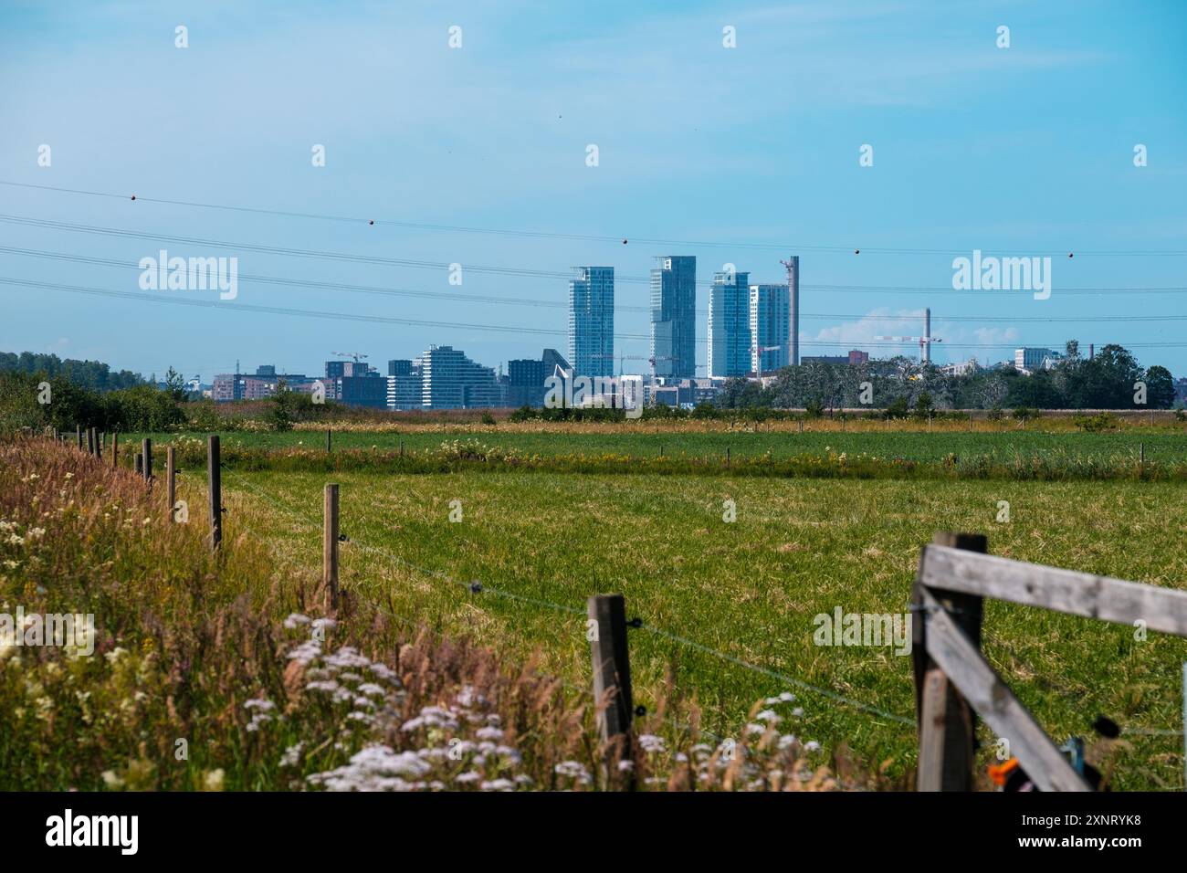 Helsinki / Finland - JULY 8, 2024: Modern tall buildings and a city ...