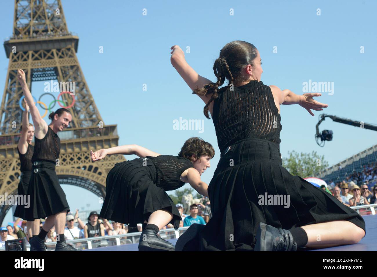 Opening Show Defile by the choreographer Angelin Preljocaj during ...