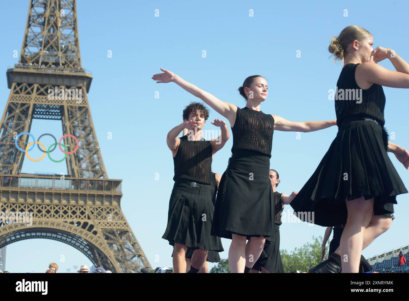 Opening Show Defile by the choreographer Angelin Preljocaj during ...