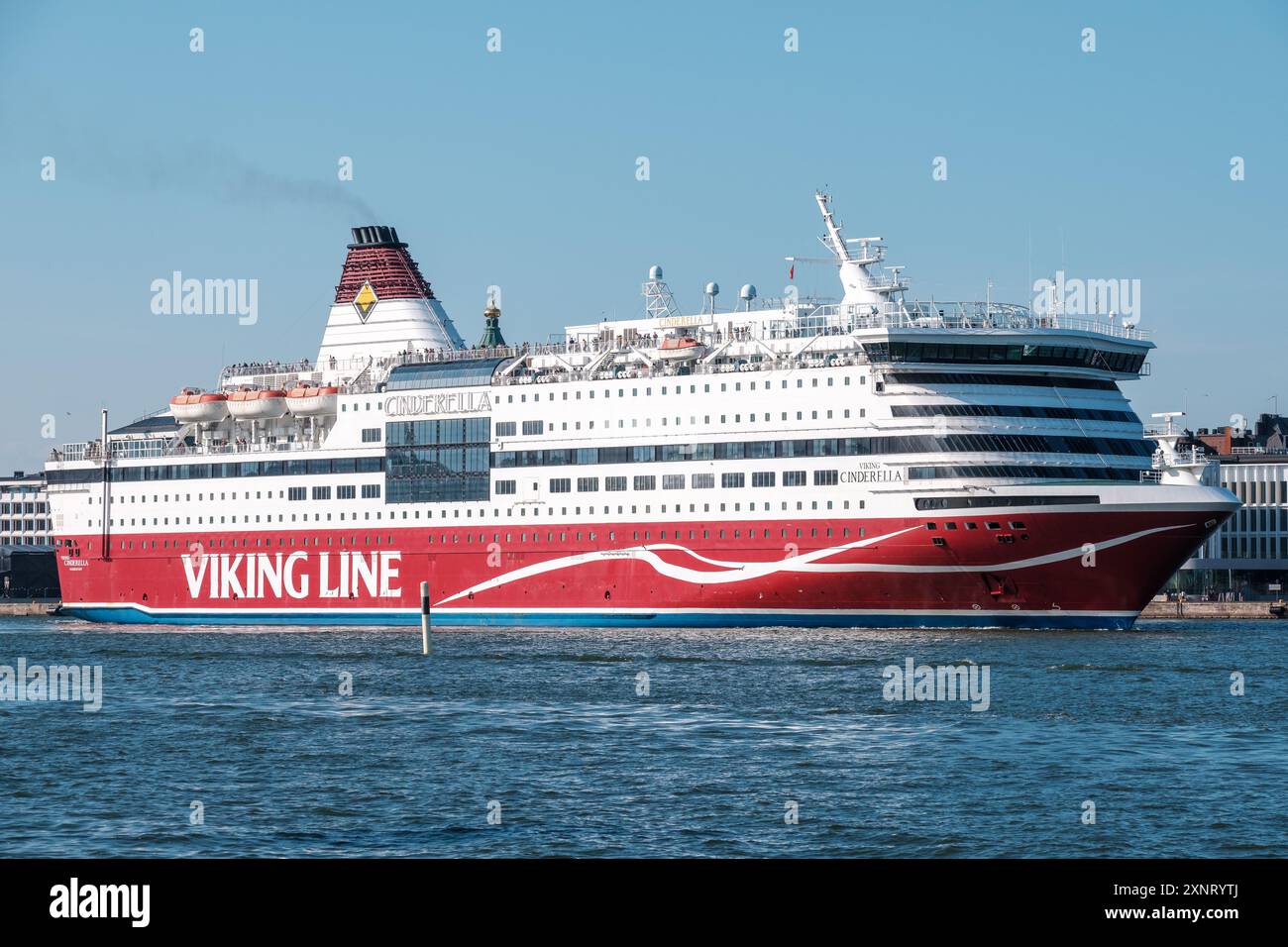 Helsinki / Finland - JULY 25, 2024: MV Viking Cinderella, operated by ...