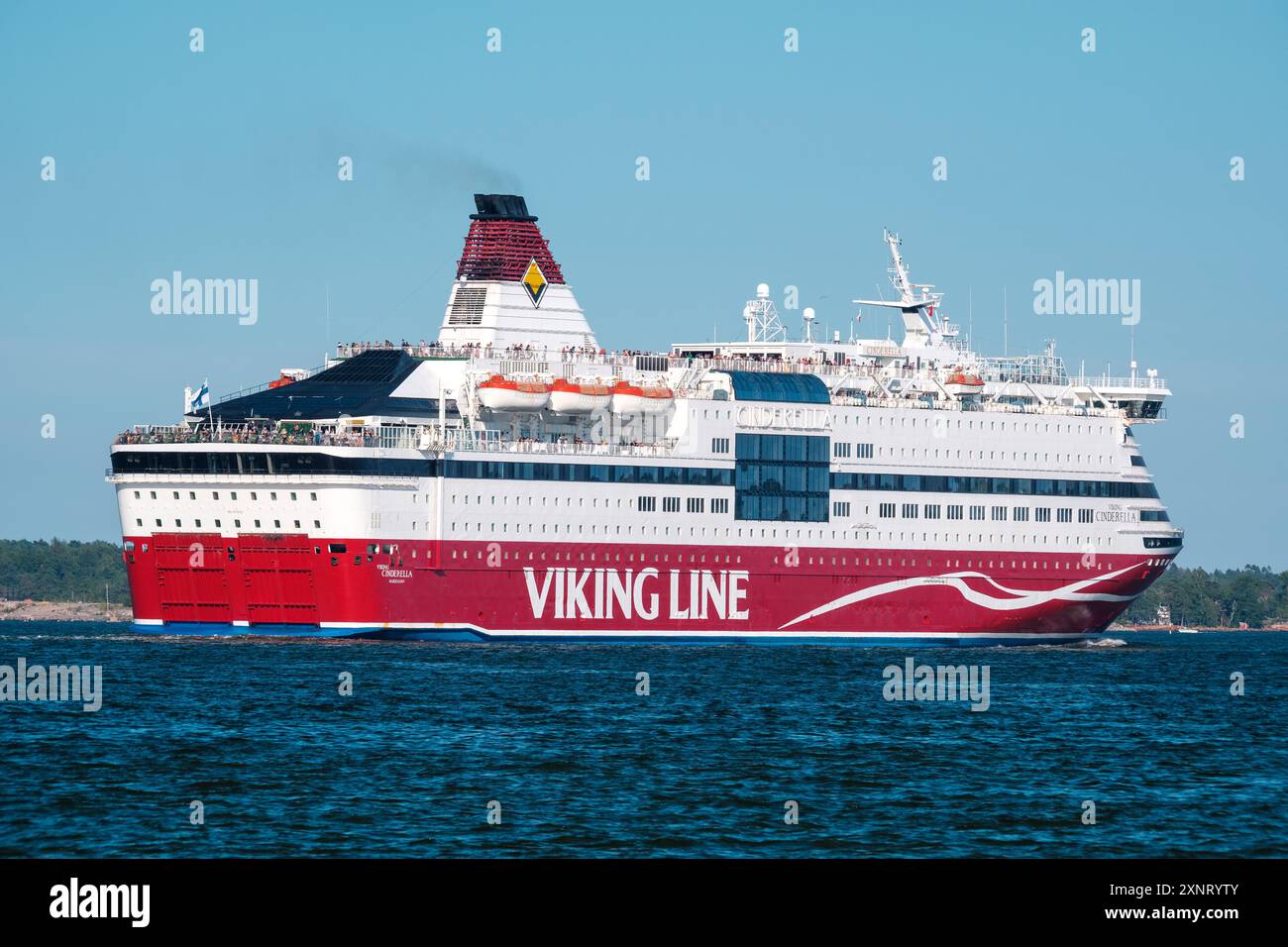Helsinki / Finland - JULY 25, 2024: MV Viking Cinderella, operated by ...