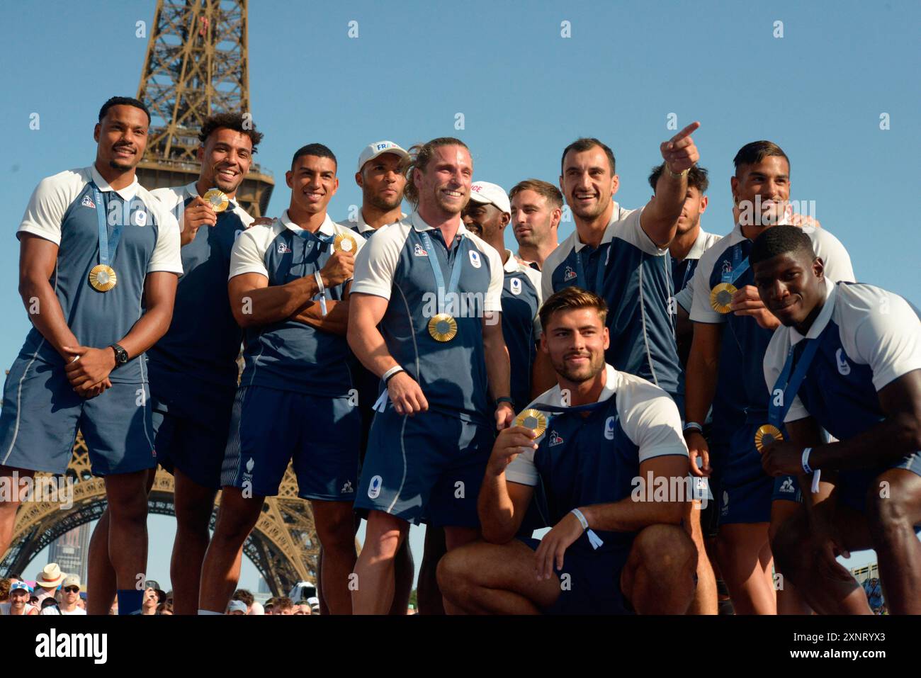 France Rugby 7 Gold Medal during Celebrations at Champions Park ...