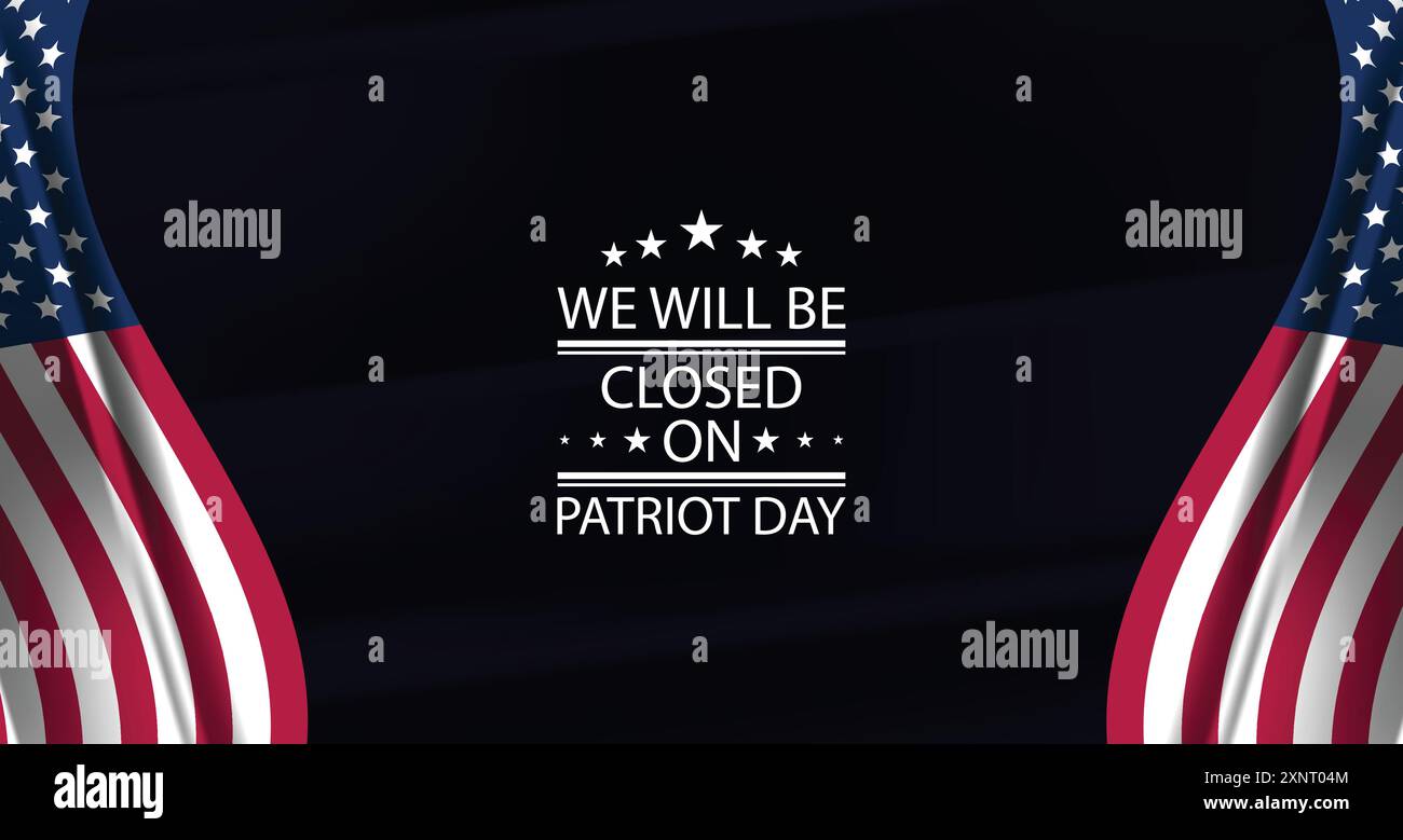 Patriot Day Closure Join Us in Remembering Our Heroes Stock Vector ...
