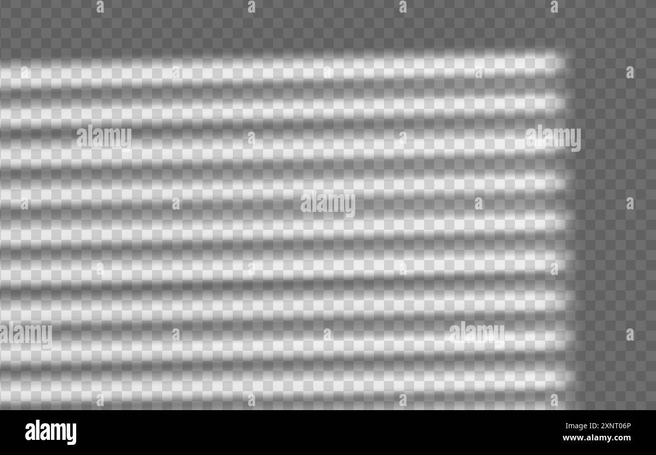 Light effect shadow overlay from blind isolated transparent background ...