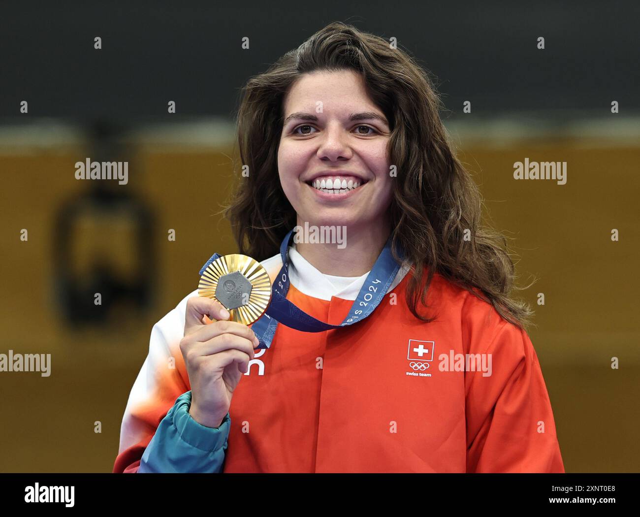 Chateauroux, France. 2nd Aug, 2024. Gold medalist Chiara Leone of ...