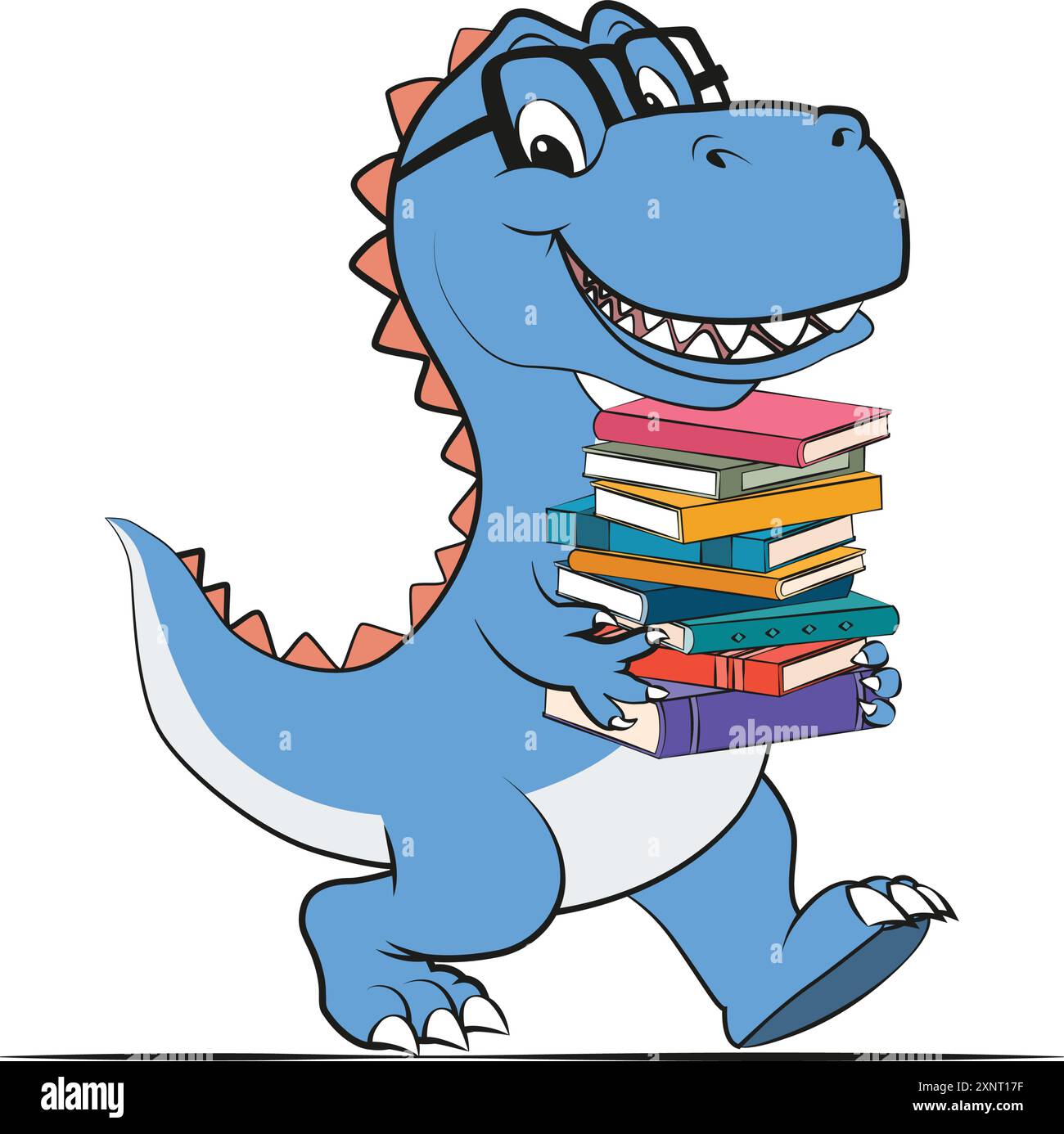 Funny happy student in Stock Vector Images - Alamy