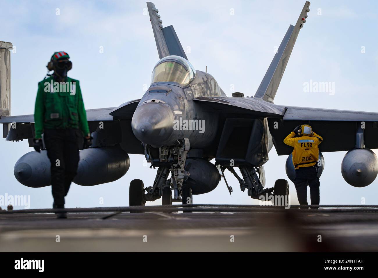 240730-N-TY639-1253 ATLANTIC OCEAN (July 30, 2024) An F/A-18E Super ...