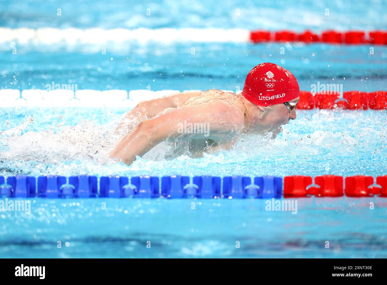 Great Britain's Richard Joe Litchfield during the Mixed 4 x 100m Medley ...