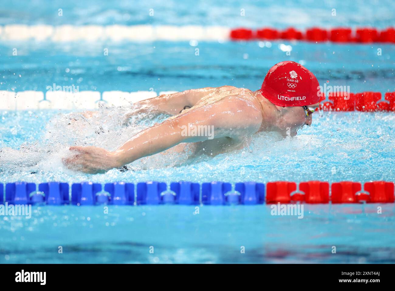 Great Britain's Richard Joe Litchfield during the Mixed 4 x 100m Medley ...