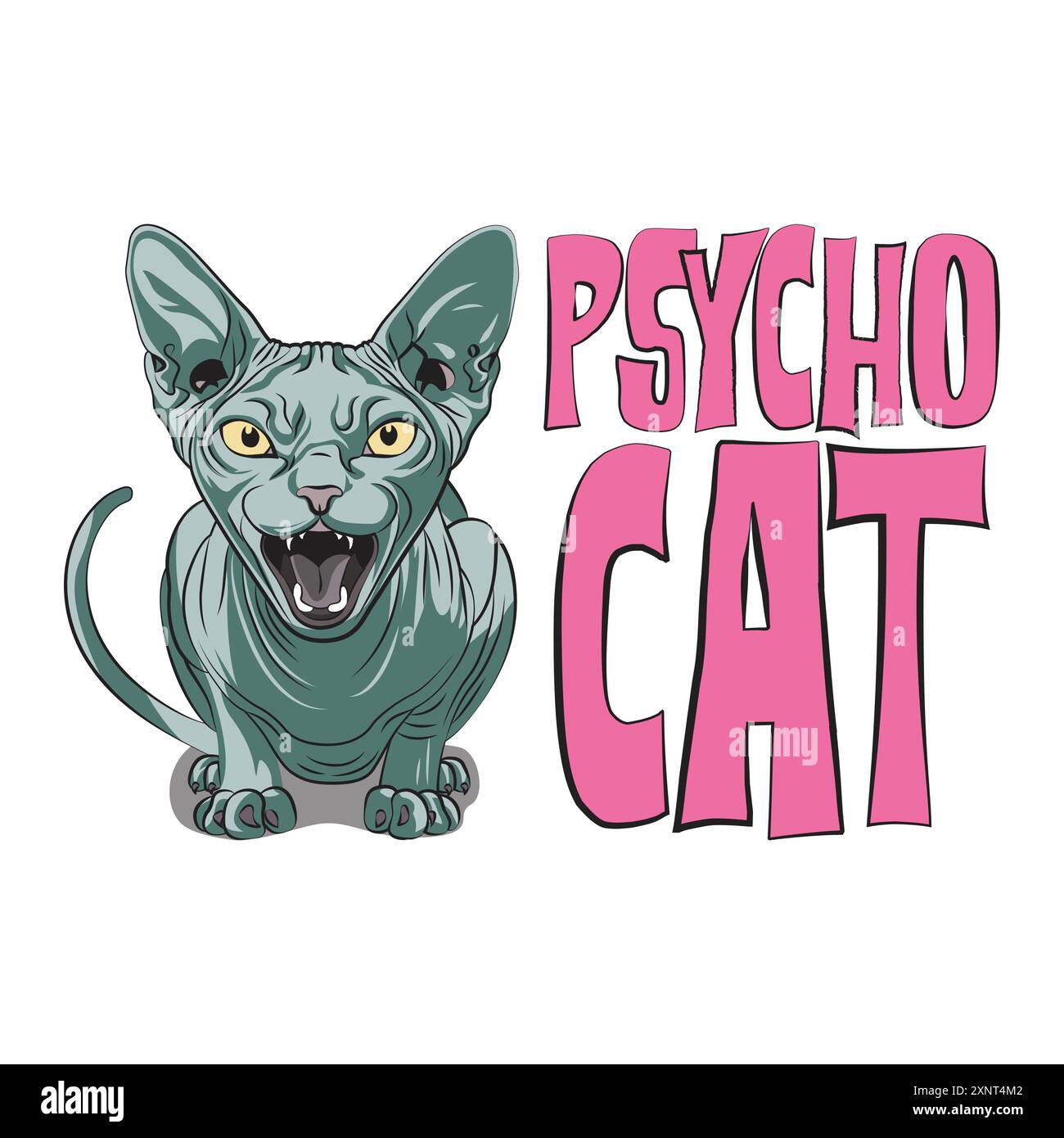 Sphynx cat vector vectors hi-res stock photography and images - Alamy