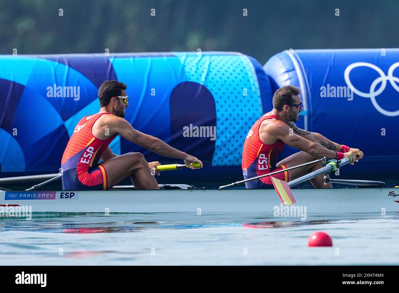 Javier Garcia and Jaime Canalejo of Spain compete during Men's Pair ...