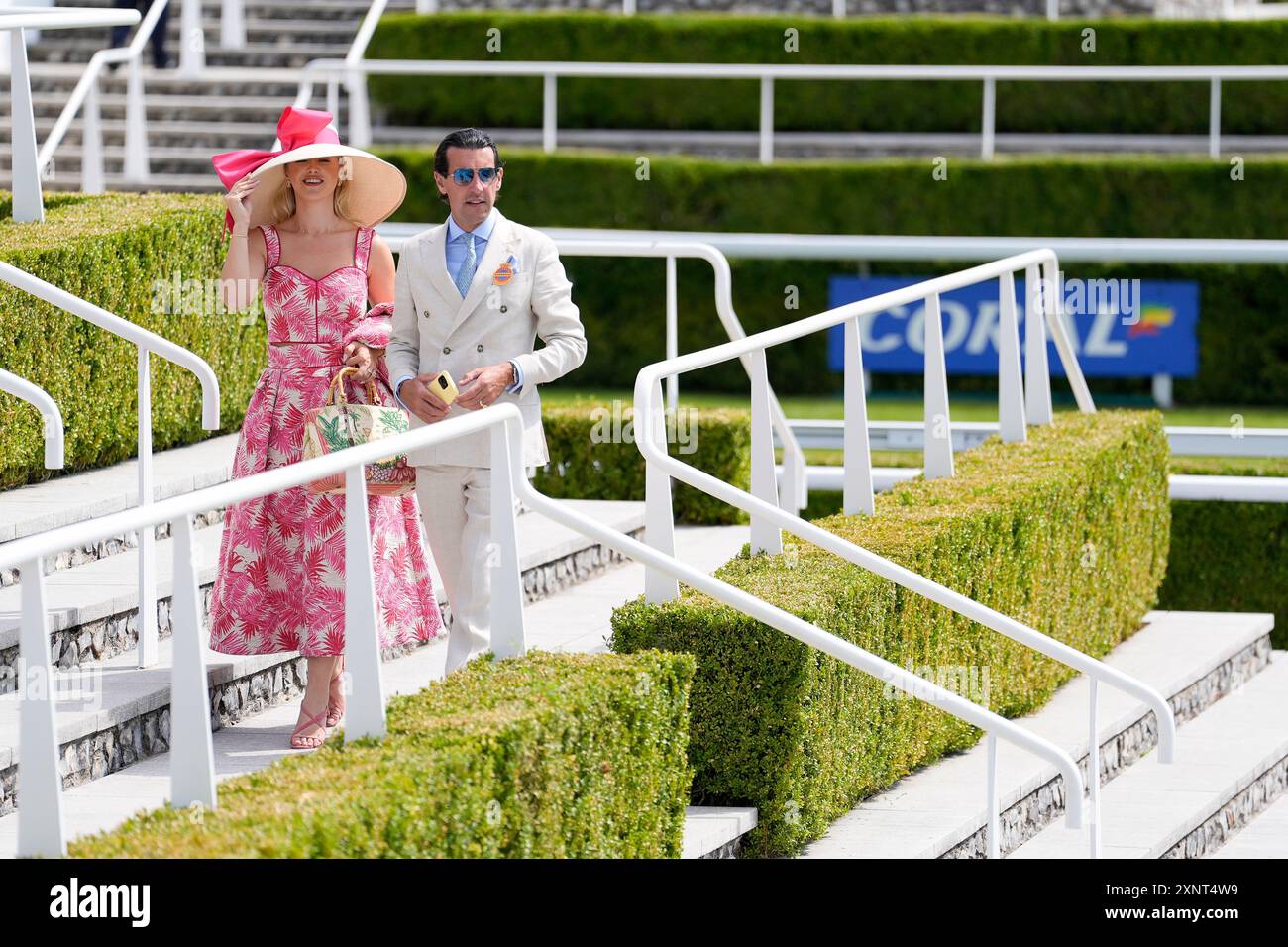 Leonora smee and mark cosgrove smith during day four of the qatar ...