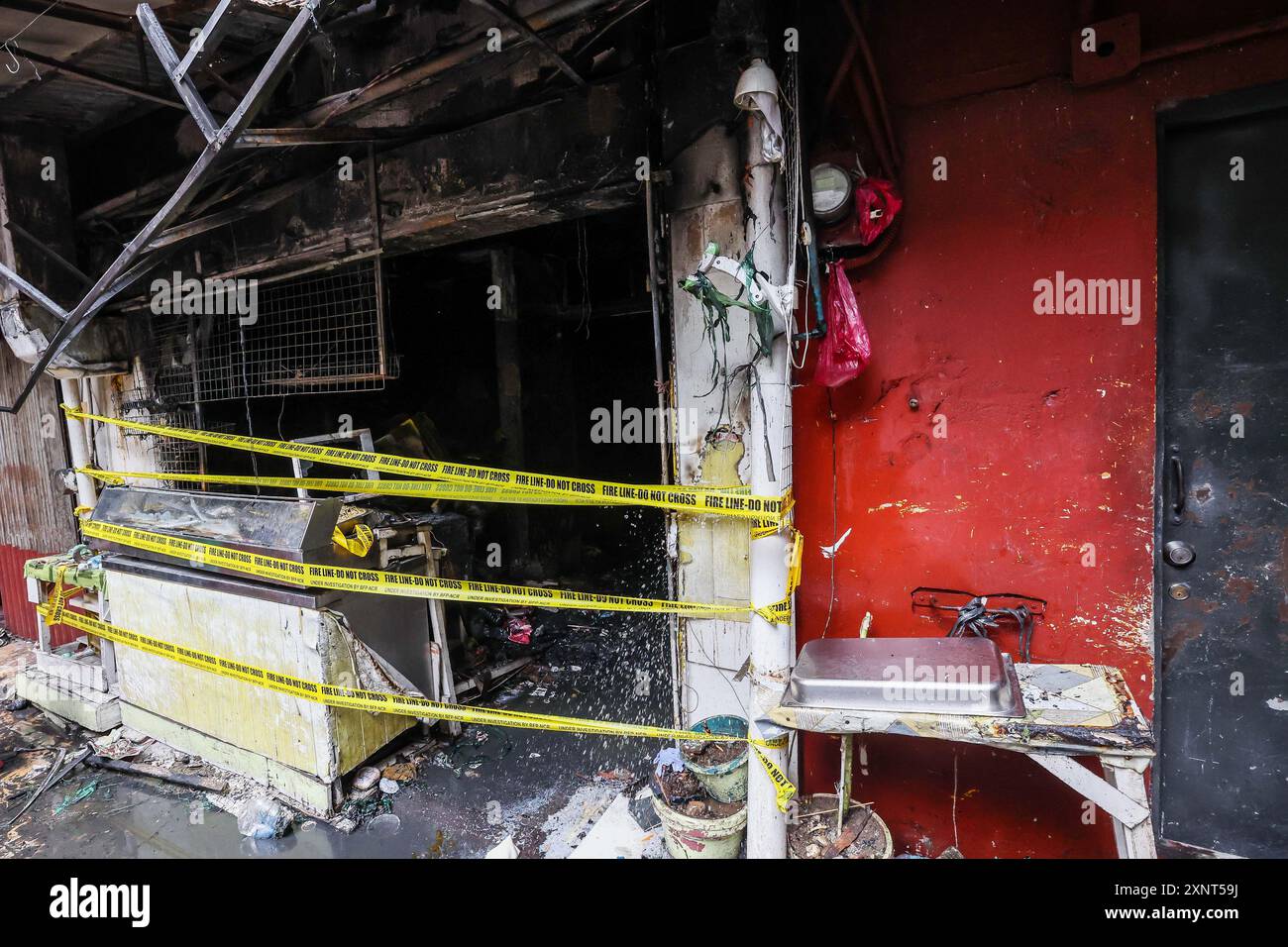 Fire barricade hi-res stock photography and images - Alamy