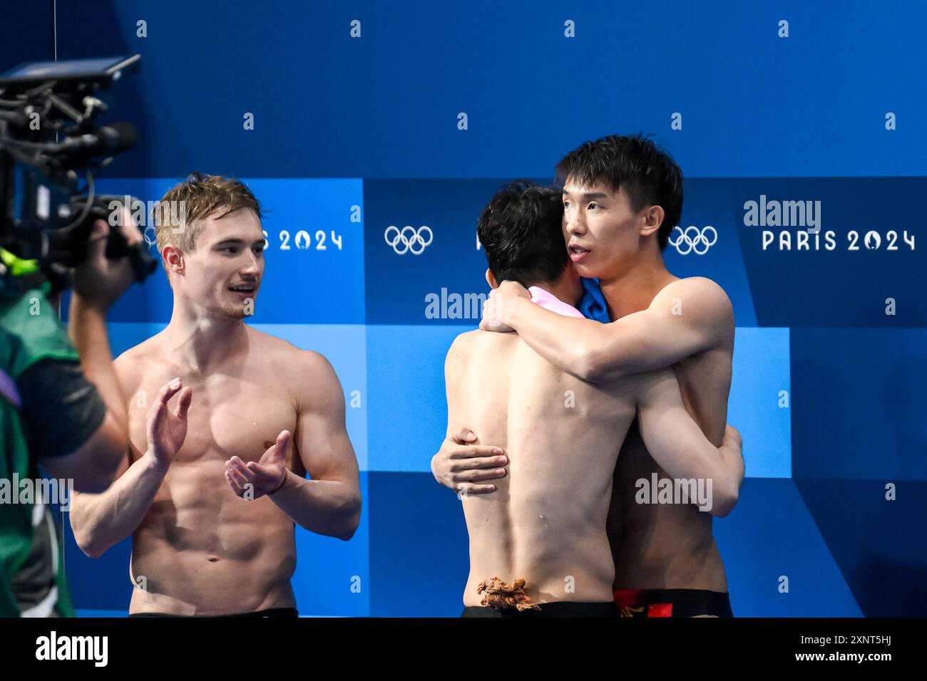 Paris, France. 02nd Aug, 2024. Daoyi Long and Zongyuan Wang of China ...