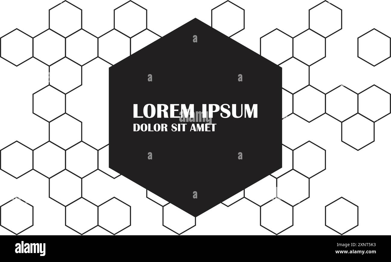 Hexagon grid icon in flat style. Hexagonal vector illustration on ...