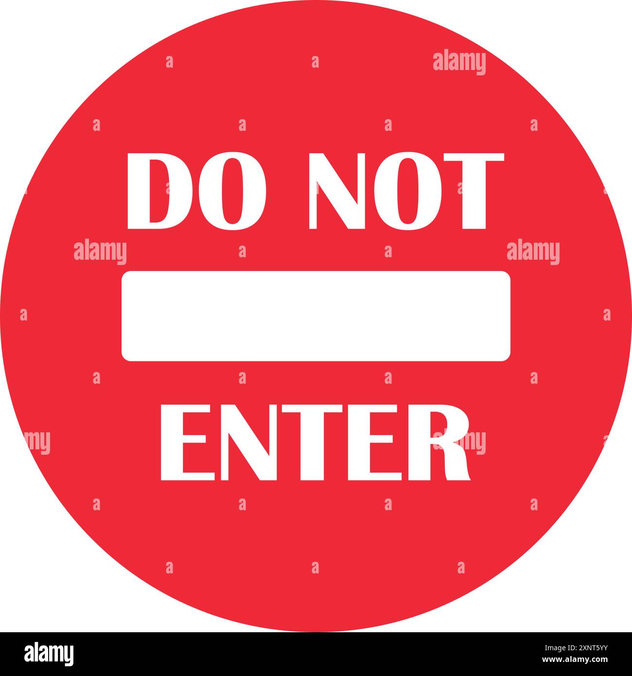 Stop icon in flat style. Warning symbol vector illustration on isolated ...