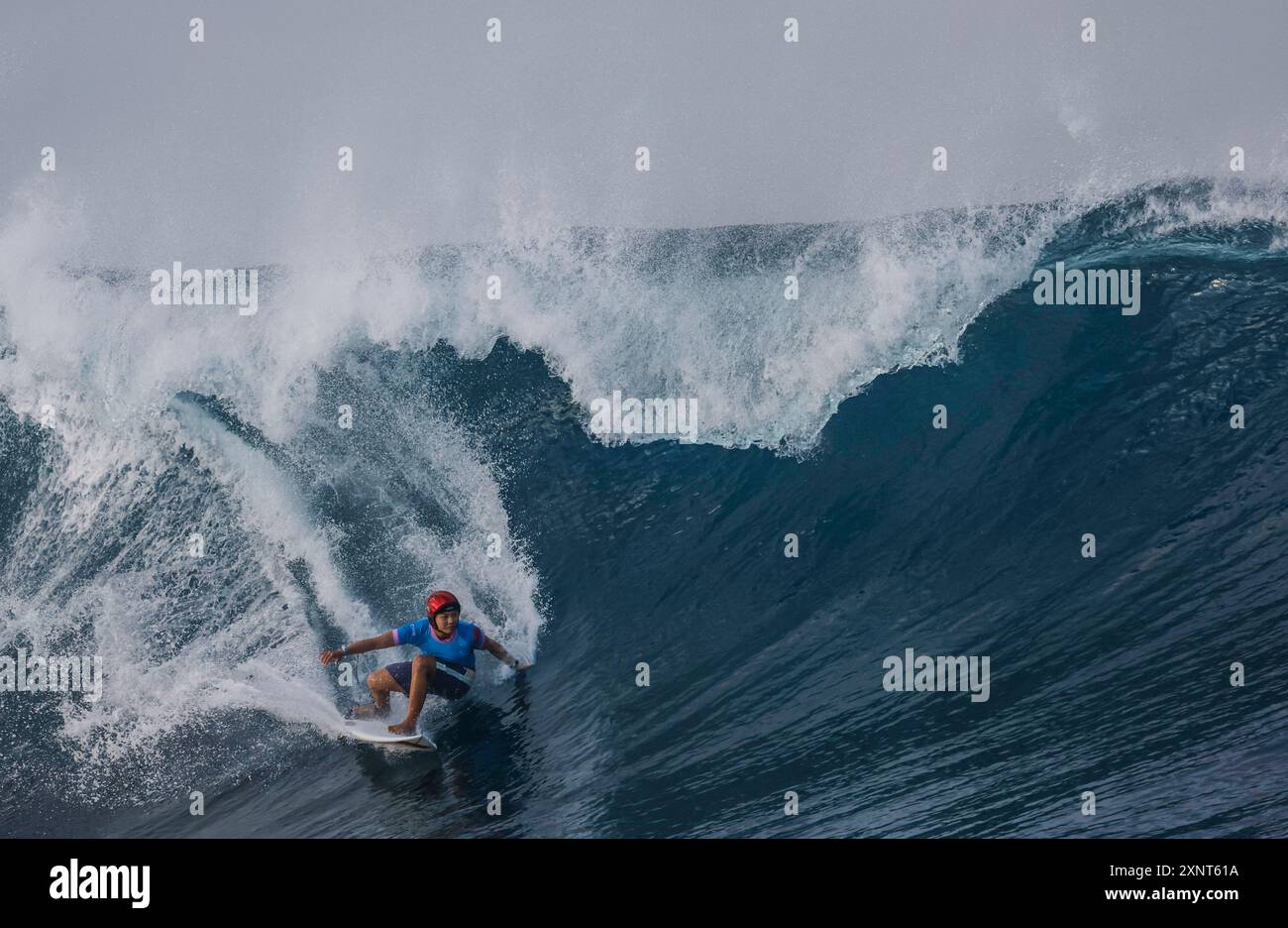 Tahiti, French Polynesia. 1st Aug, 2024. Yang Siqi of China competes ...
