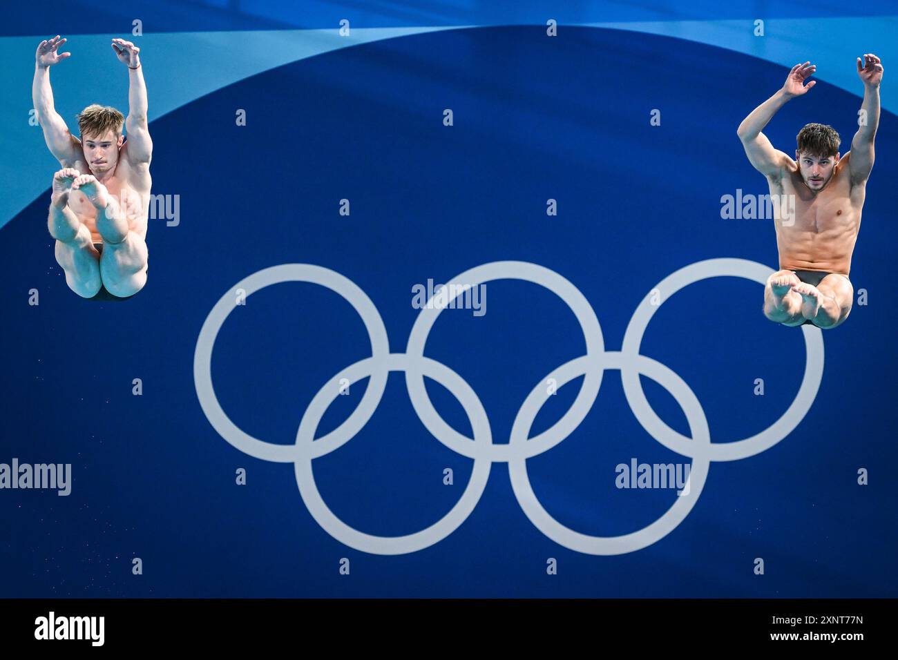 Nanterre, France. 02nd Aug, 2024. HARDING Anthony and LAUGHER Jack of ...