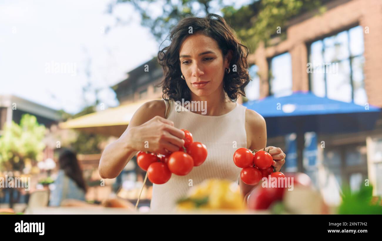 Young Beautiful Customer Shopping for Fresh Seasonal Fruits and ...