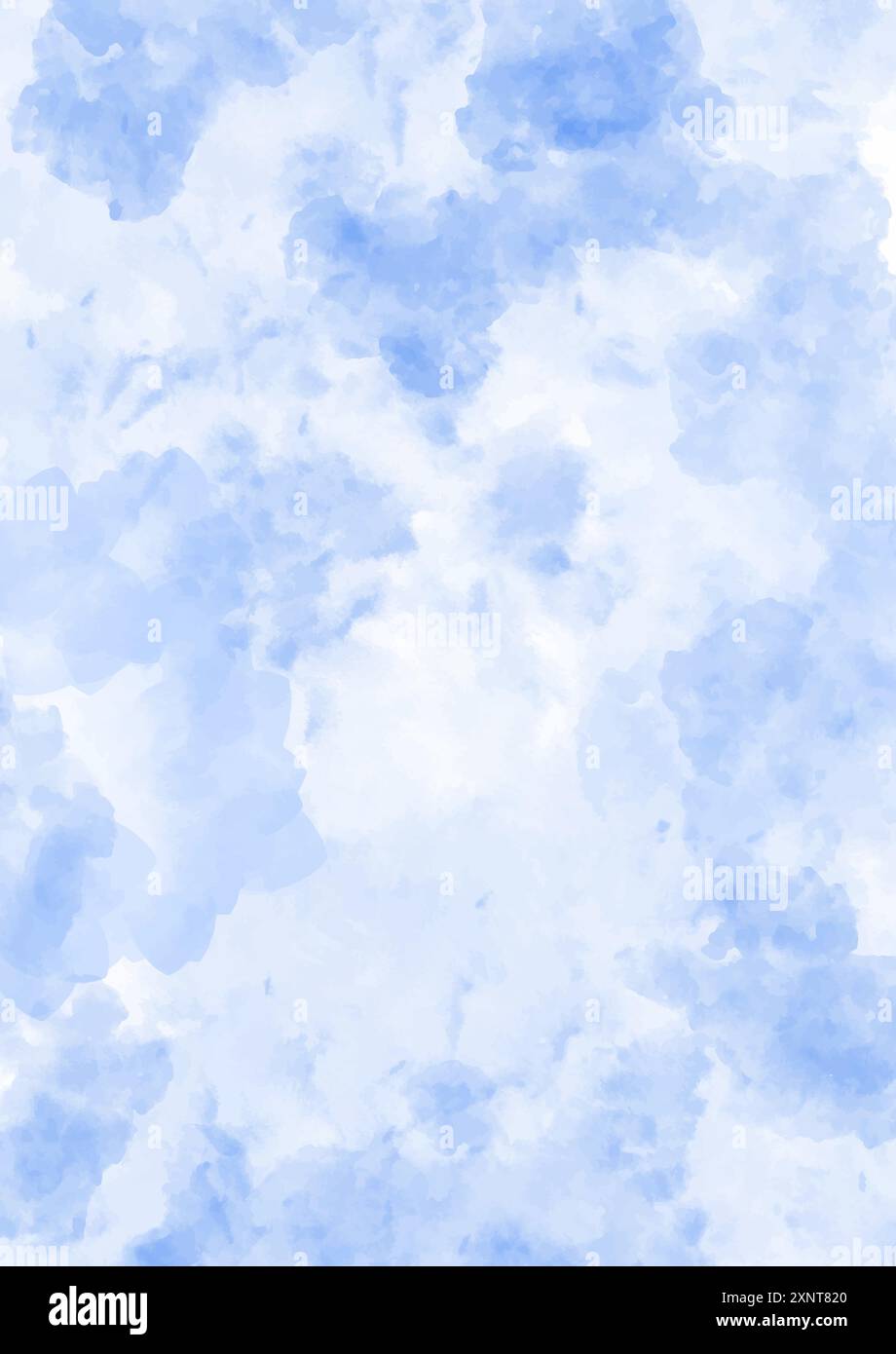 Hand painted pastel blue abstract watercolour texture background Stock ...