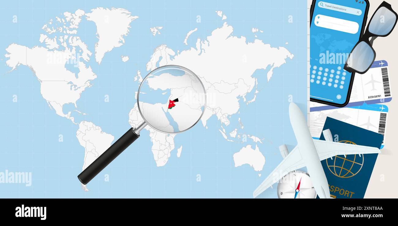 Passport middle east map hi-res stock photography and images - Alamy