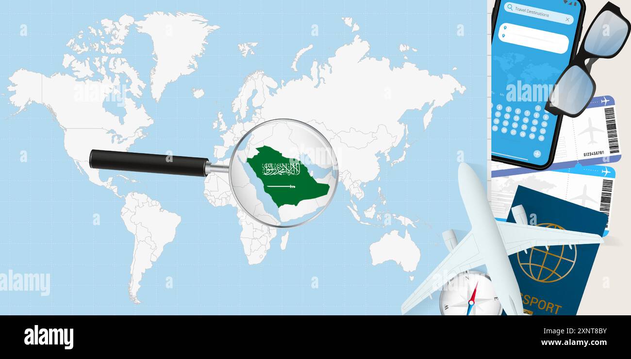 Riyadh airport plane Stock Vector Images - Alamy