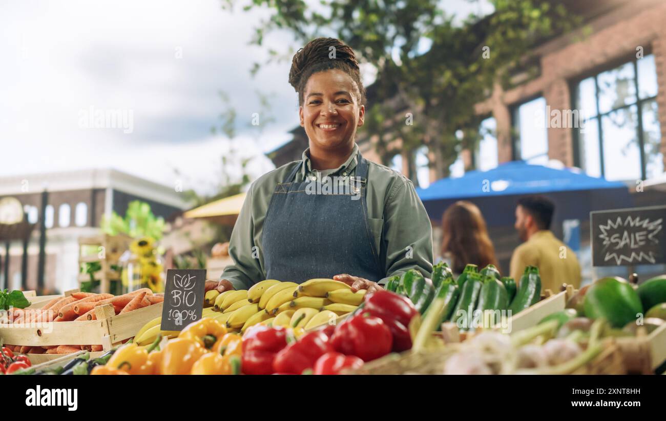 Portrait successful multiracial stylish woman hi-res stock photography ...
