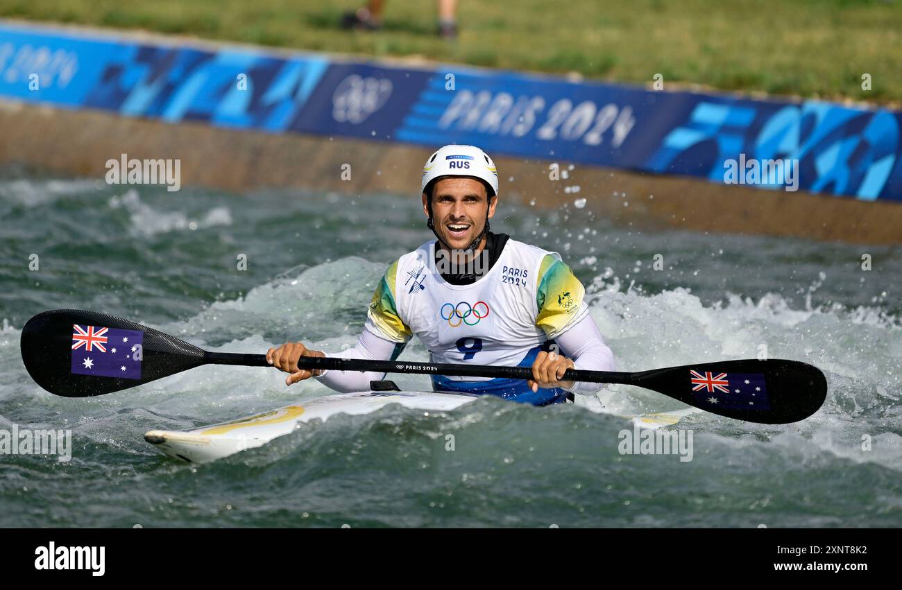 Paris, France. 01st Aug, 2024. Paris 2024 Olympic games. Canoe Slalom ...
