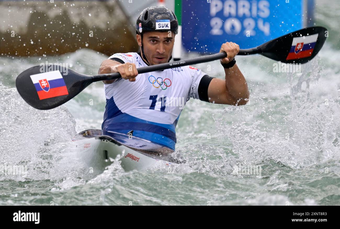 Paris, France. 01st Aug, 2024. Paris 2024 Olympic games. Canoe Slalom ...