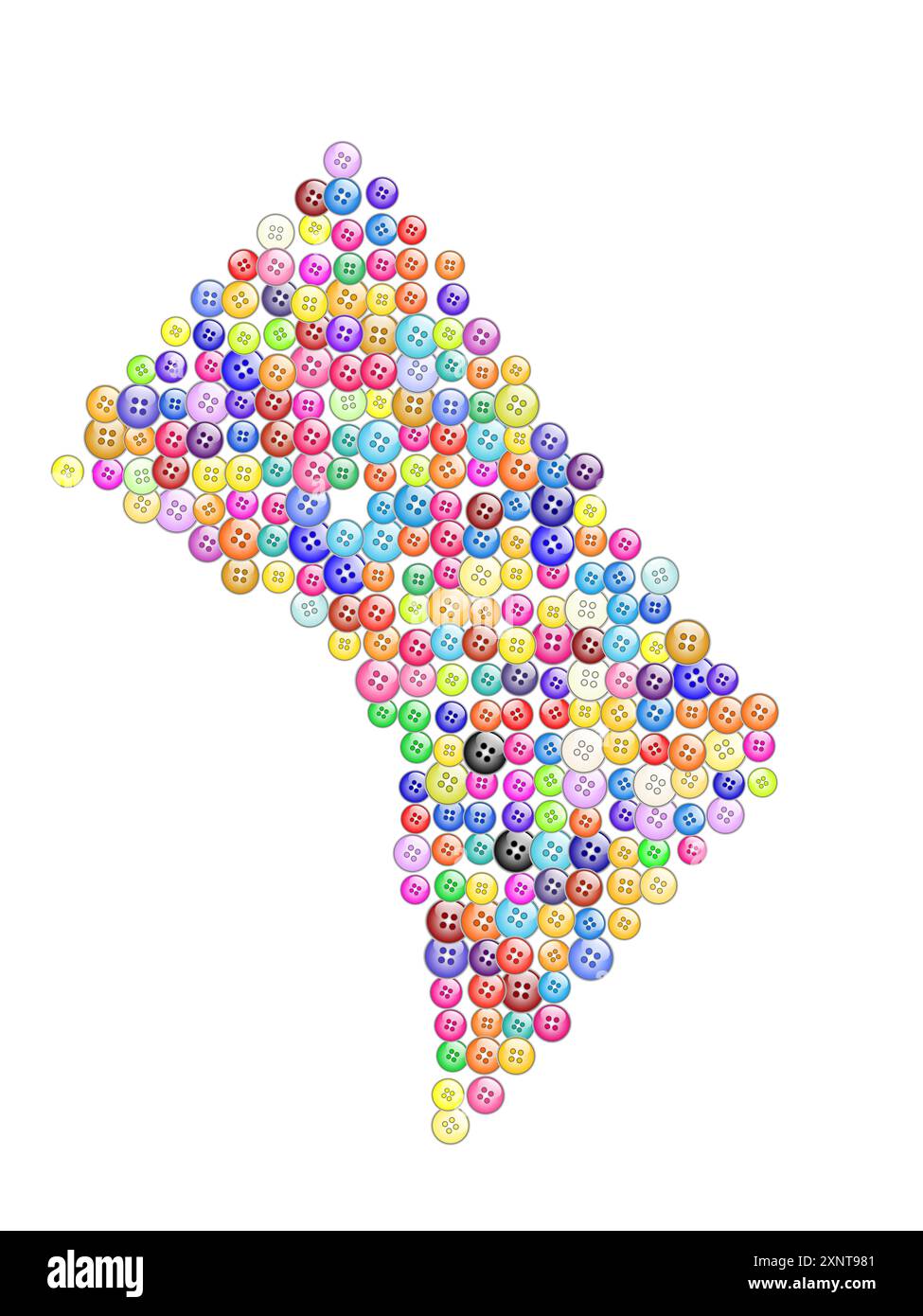Symbol Map of the Federal District Washington, District of Columbia ...