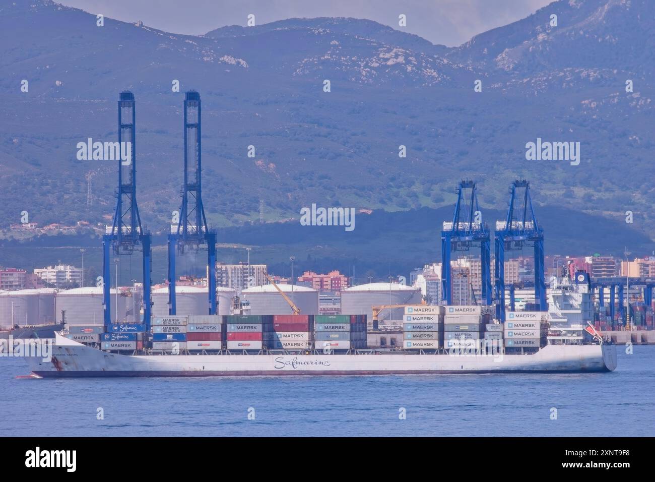 Safmarine Nakuru, Container ship IMO 9356103 MMSI 477552900 Stock Photo ...