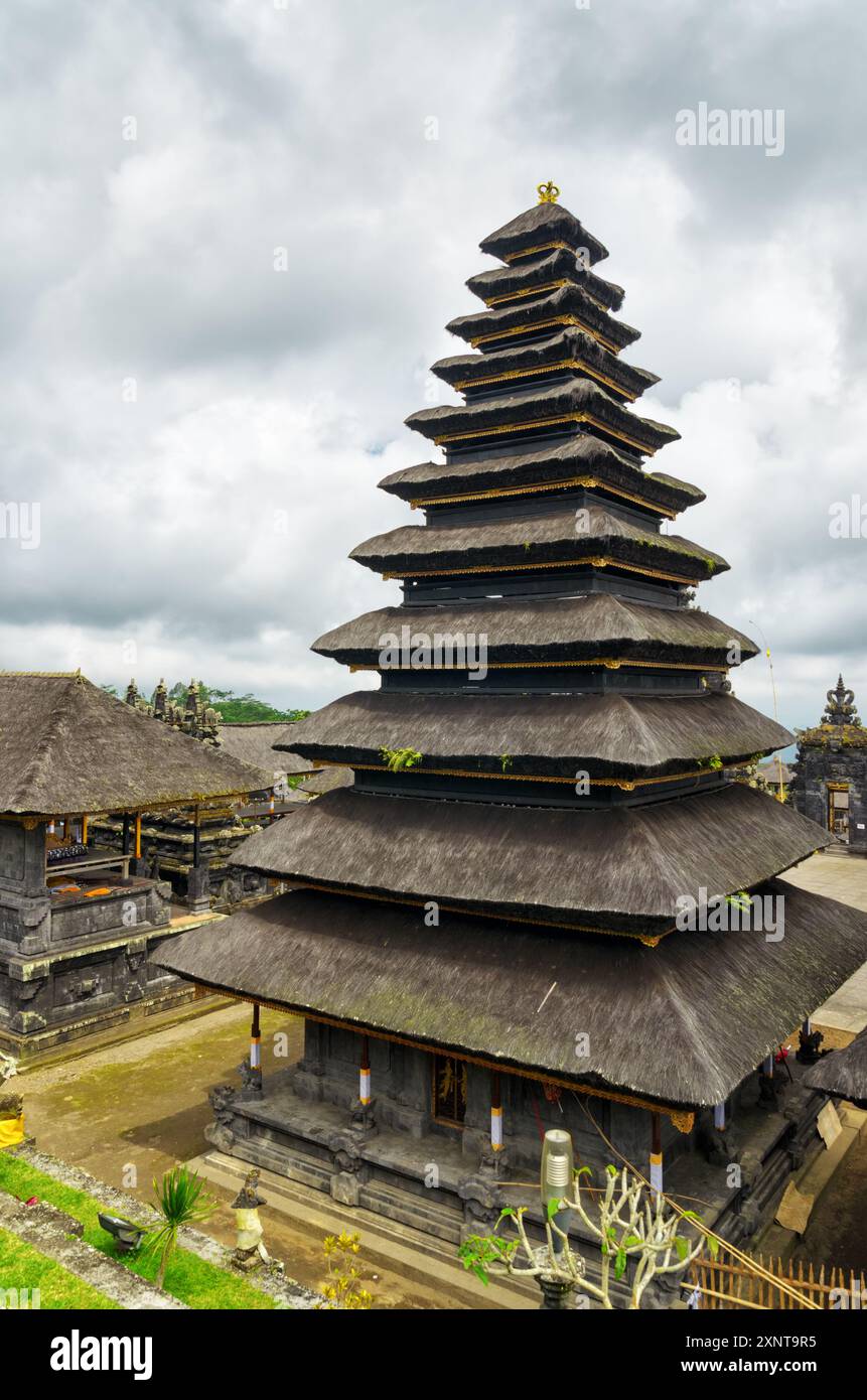 Traditional balinese architecture. The Pura Besakih temple Stock Photo ...