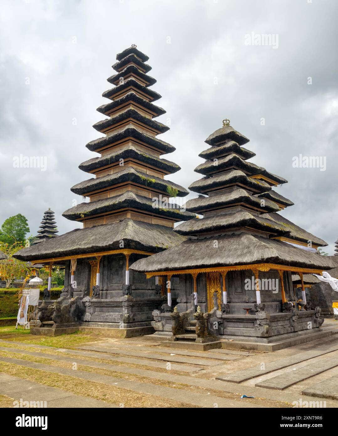 Traditional balinese architecture. The Pura Besakih temple Stock Photo ...