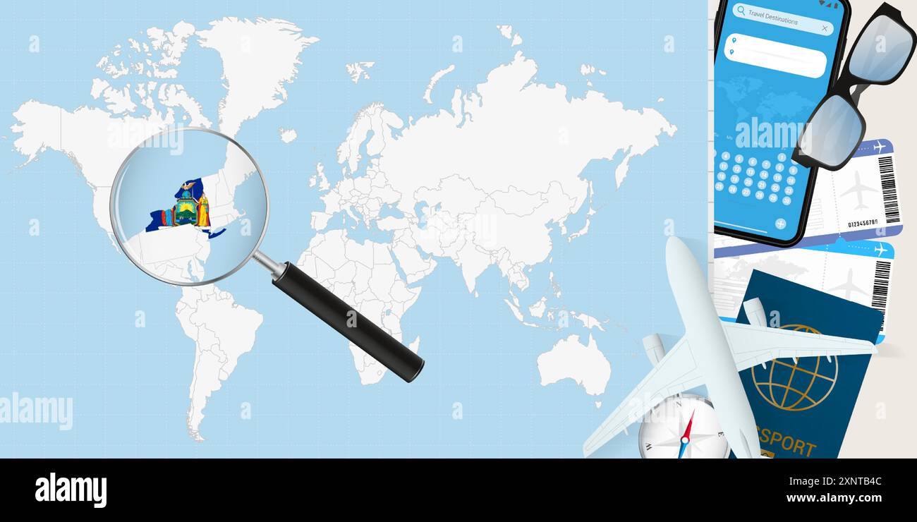 New york airport map hi-res stock photography and images - Alamy